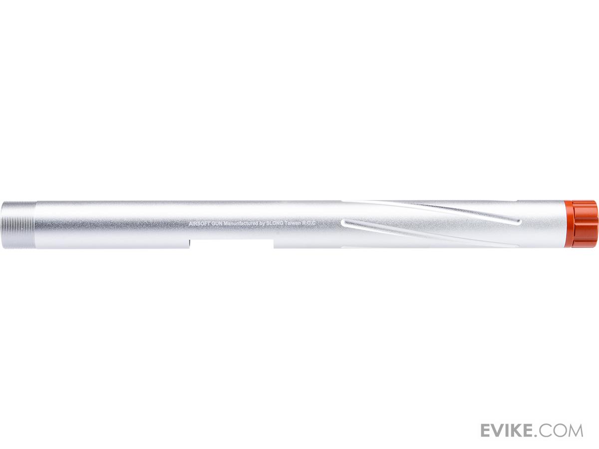 Slong Airsoft Aluminum Spiral Fluted Outer Barrel for TM Spec VSR-10 ...