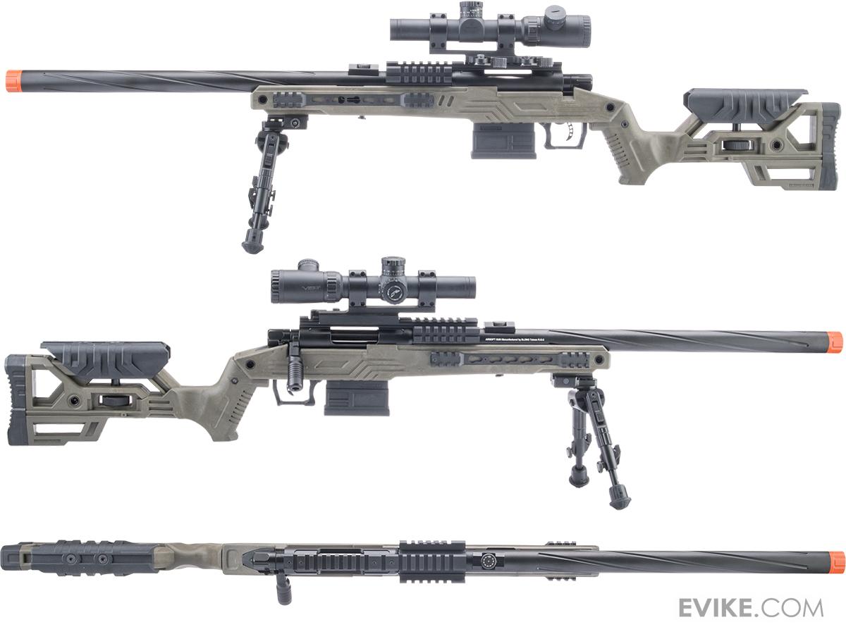 Slong Airsoft TSR-100 Airsoft Sniper Rifle (Model: Full Size / Olive ...