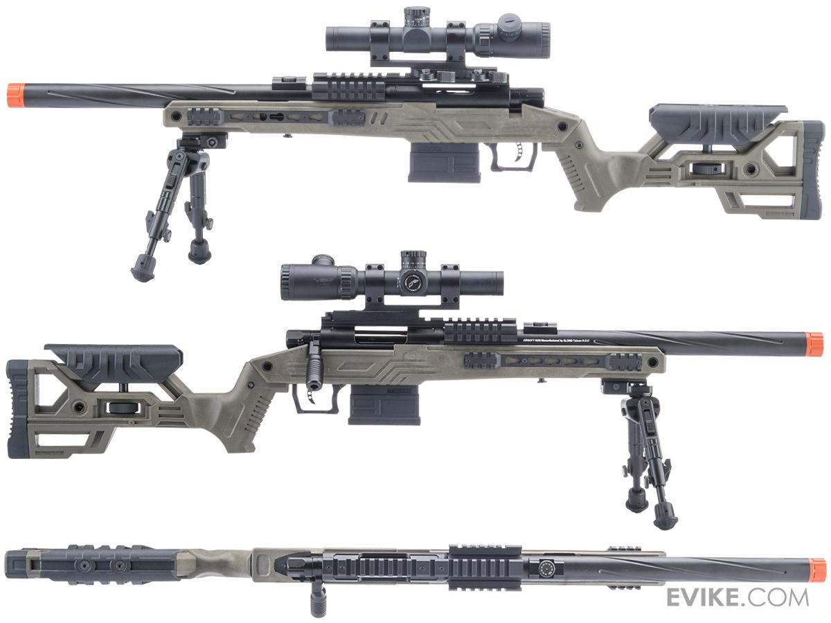 Slong Airsoft TSR-100 Airsoft Sniper Rifle (Model: CQB / Olive Drab ...