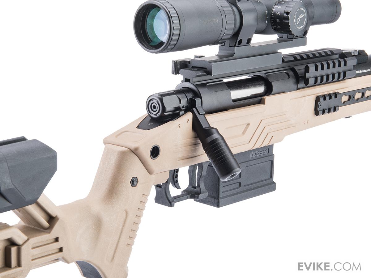 Slong Airsoft TSR-100 Airsoft Sniper Rifle (Model: CQB / Tan), Airsoft ...