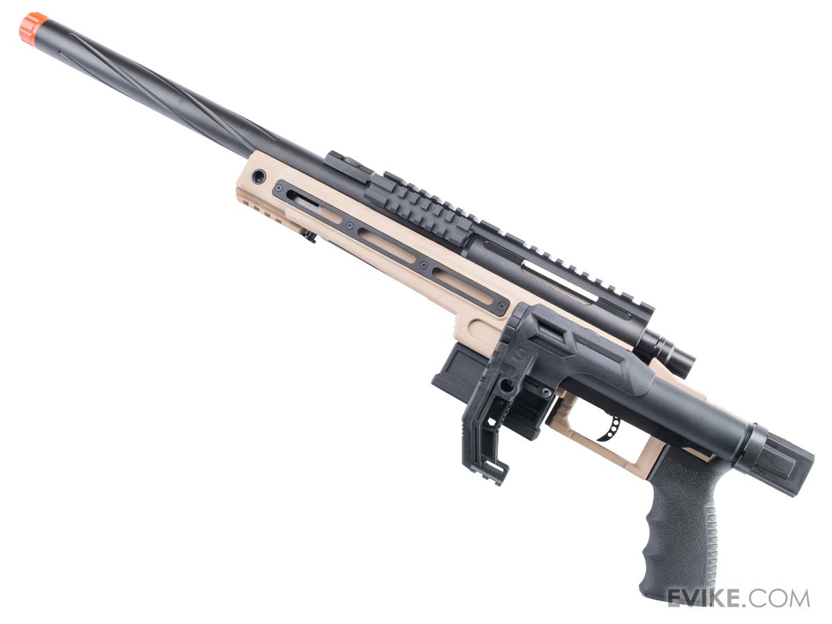 Slong Airsoft CSR-10 Airsoft Sniper Rifle (Model: CQB / Tan), Airsoft ...