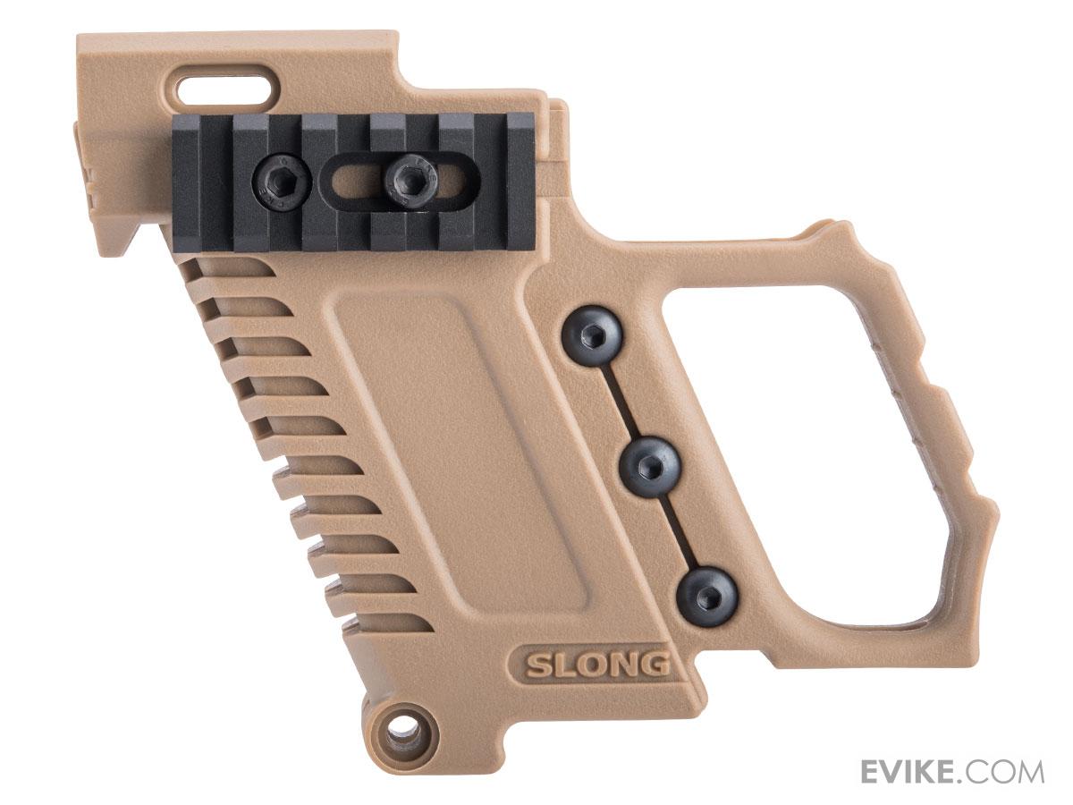 Slong Airsoft 3D Printed Front Grip with Magazine Caddy for Elite Force ...