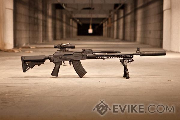 SLR Licensed AK47 RIS Airsoft AEG w/ QD Spring Gearbox (Type: AK105 ...