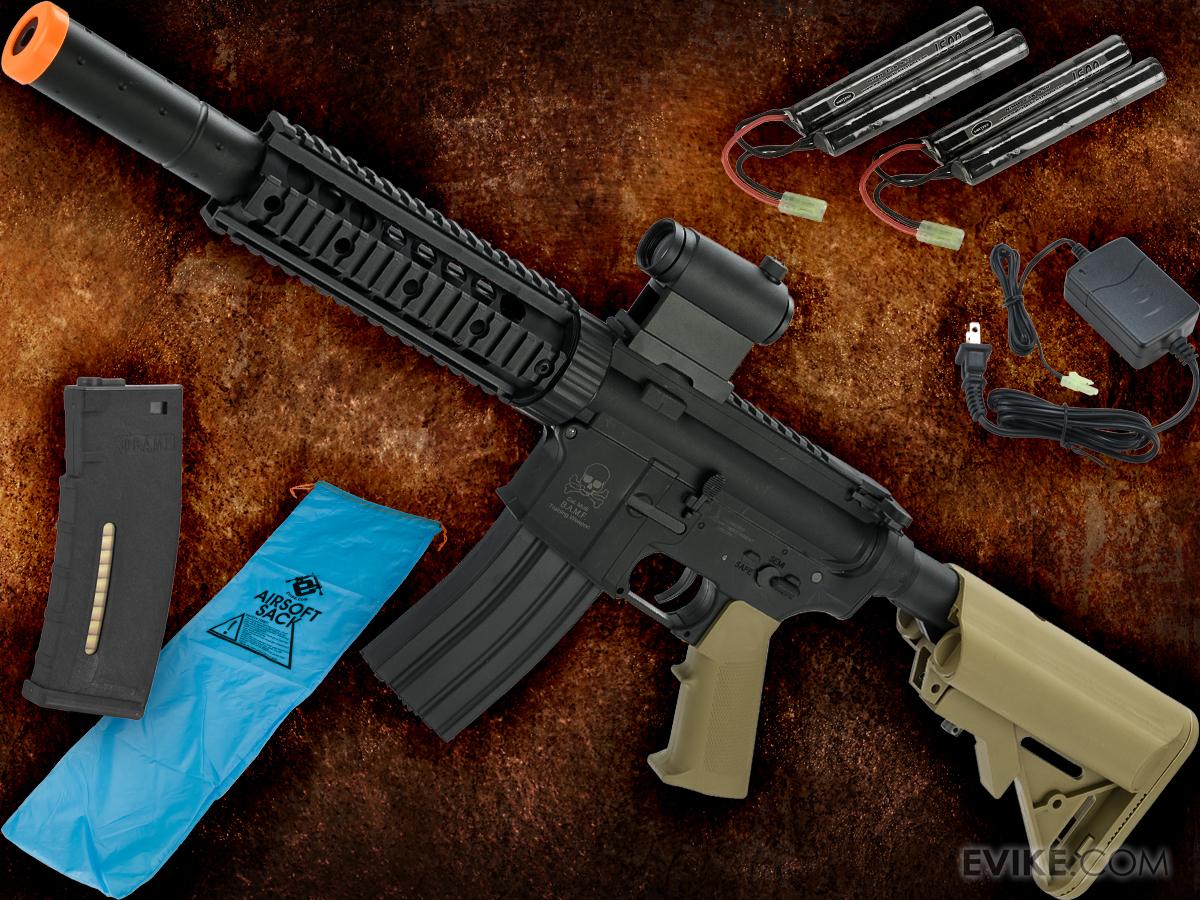 "Go Airsoft Starter Package" Avengers BAMF M4 LiPo Ready Airsoft AEG ...