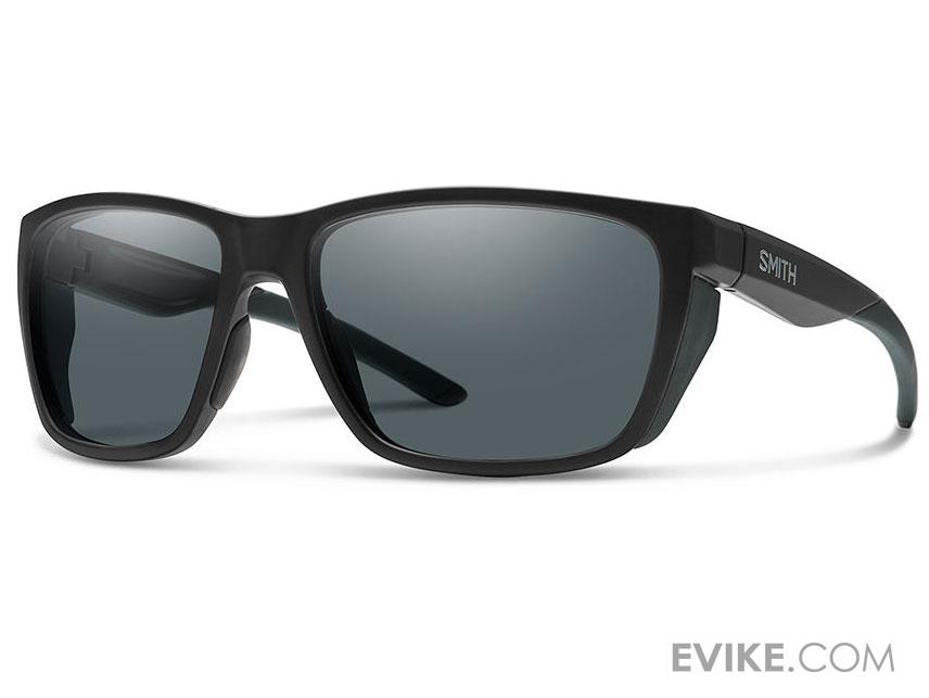 Smith Optics Elite Longfin Sunglasses (Color: Matte Black / Grey Lens ...