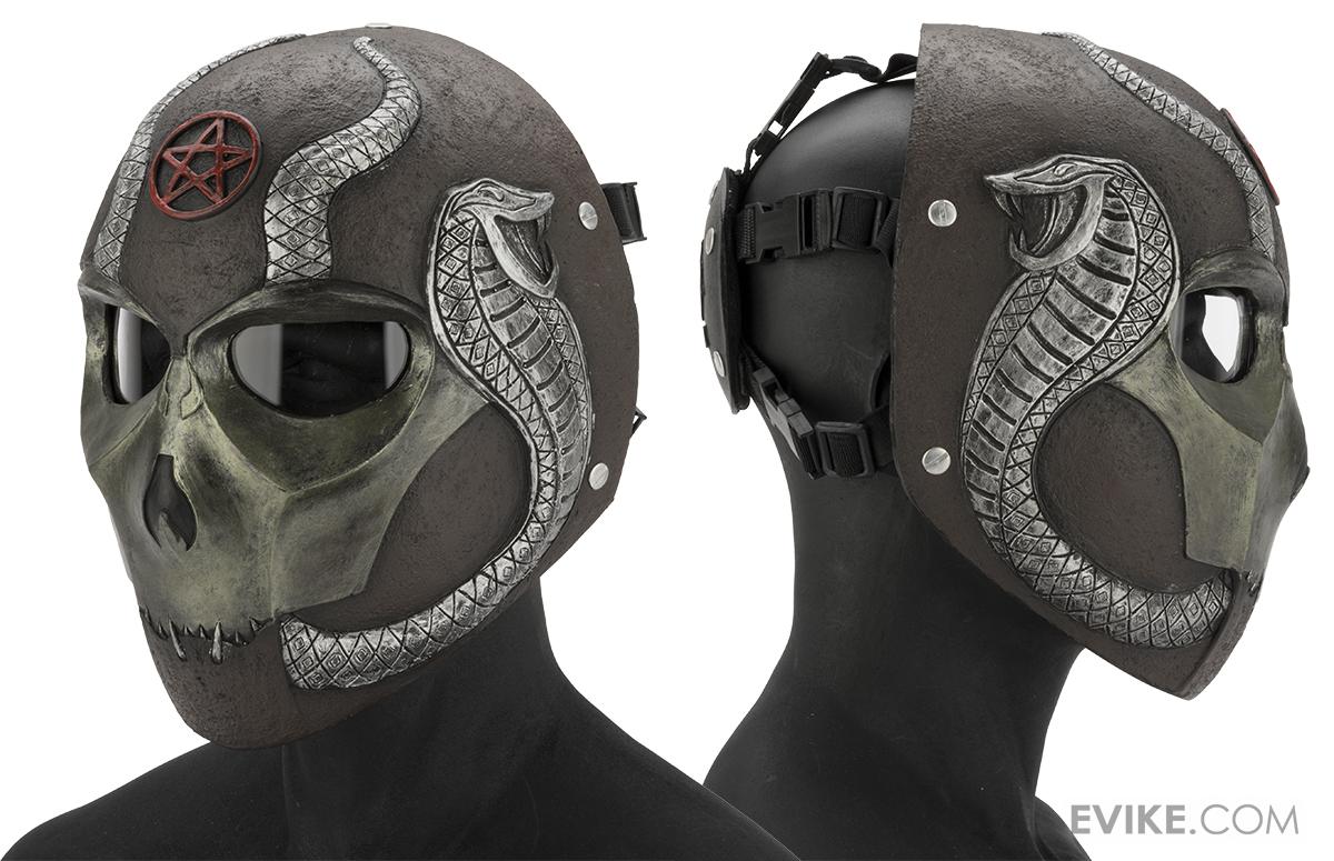 Evike.com R-Custom Fiberglass "Snake Eater" Full Face Mask (Color ...
