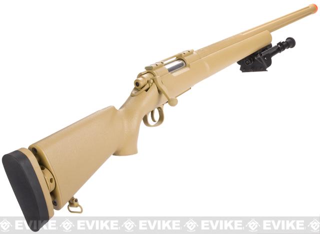 Echo1 M28 Bolt Action Airsoft Sniper Rifle w/ Bipod (Color: Tan ...
