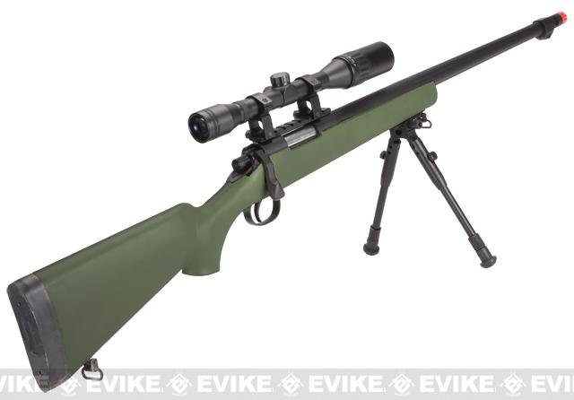 Matrix VSR10 MB07 Bolt Action Sniper Rifle w/ Fluted Barrel & Bipod ...