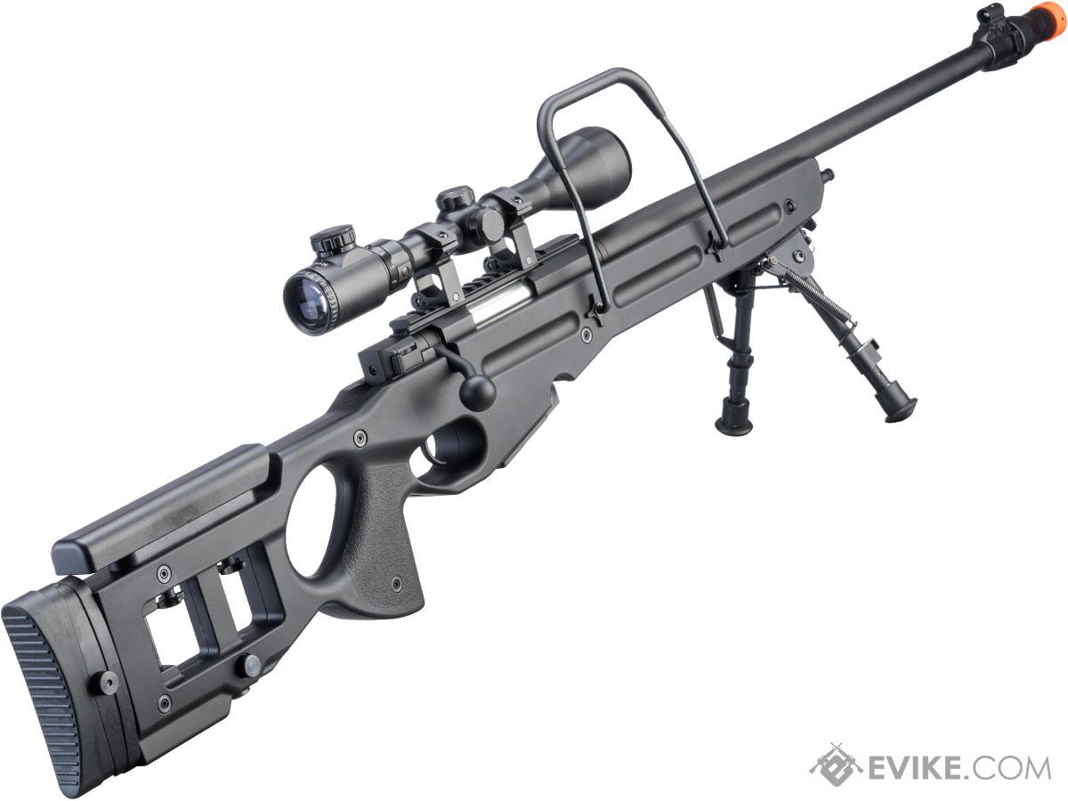 Snow Wolf SV-98 Bolt Action Airsoft Sniper Rifle (Color: Black ...