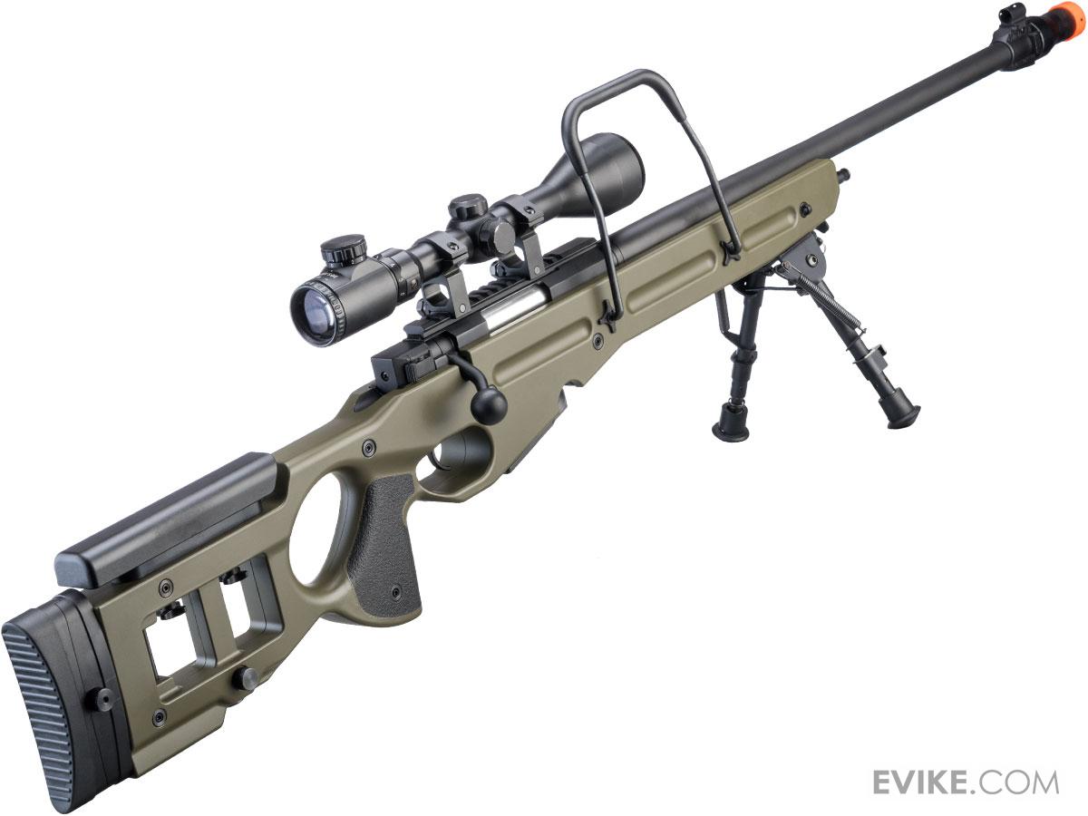 Snow Wolf SV-98 Bolt Action Airsoft Sniper Rifle (Color: Olive Drab ...