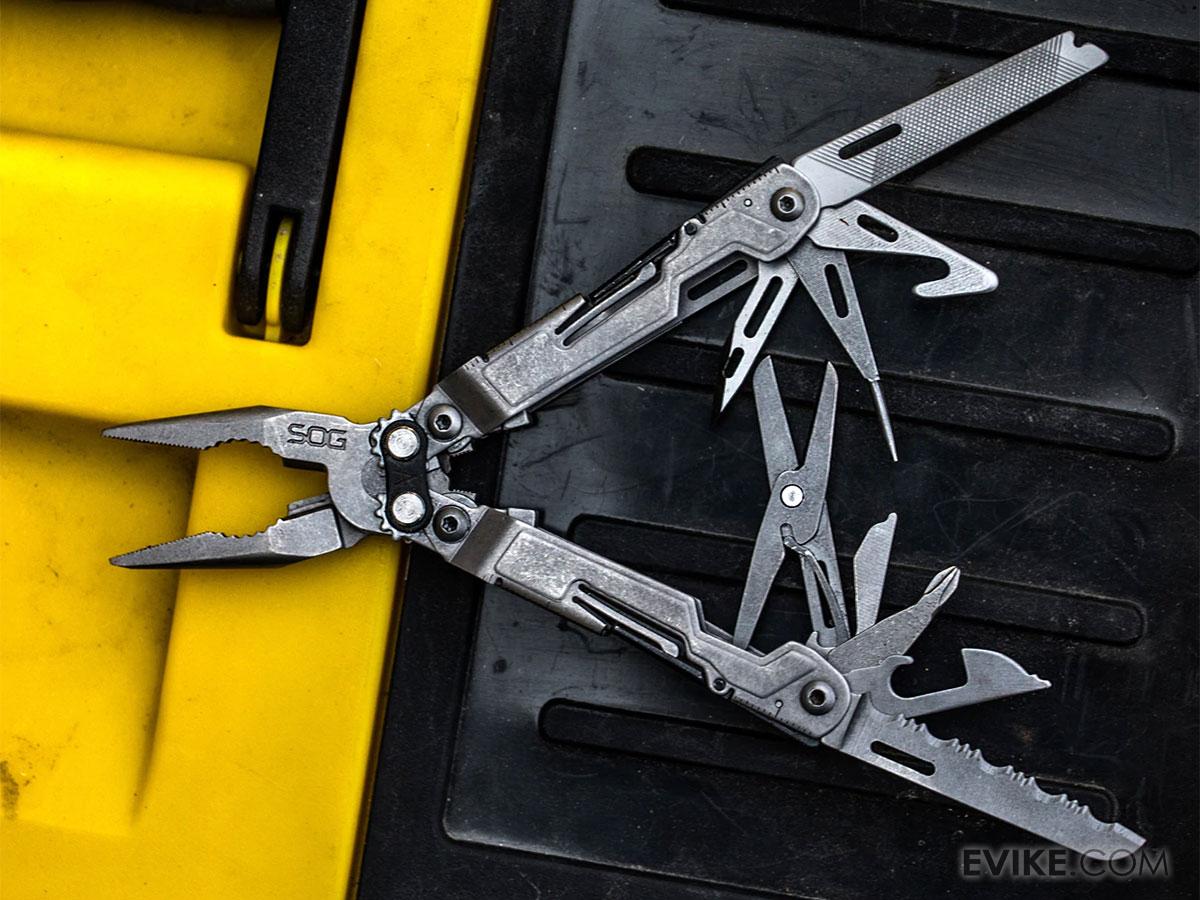 SOG Knives "PowerPint" Mini Multitool (Color: Bead Blast), Tactical ...