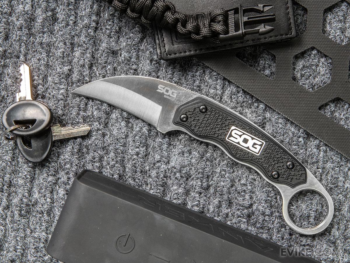 SOG Knives Gambit Professional Fixed Blade Knife, Tactical Gear/Apparel ...