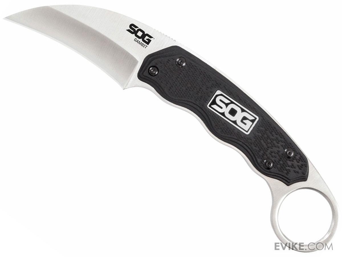 SOG Knives Gambit Professional Fixed Blade Knife, Tactical Gear/Apparel ...