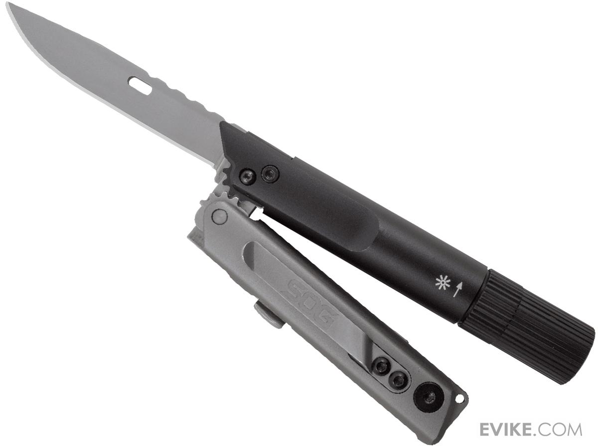 SOG Knives Baton Q2 Multitool with Flashlight, Tactical Gear/Apparel ...