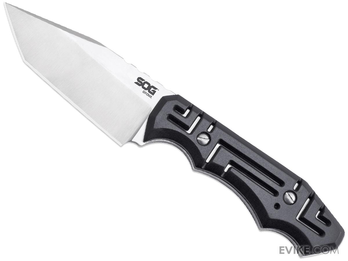 SOG Knives GROWL Fixed Blade Knife with Tanto Blade, Tactical Gear ...