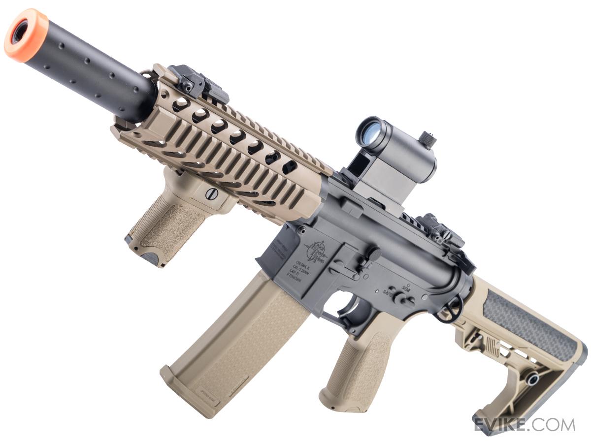Specna Arms EDGE Series M4 AEG (Model: M4 CQB Suppressed / 2-Tone Black ...