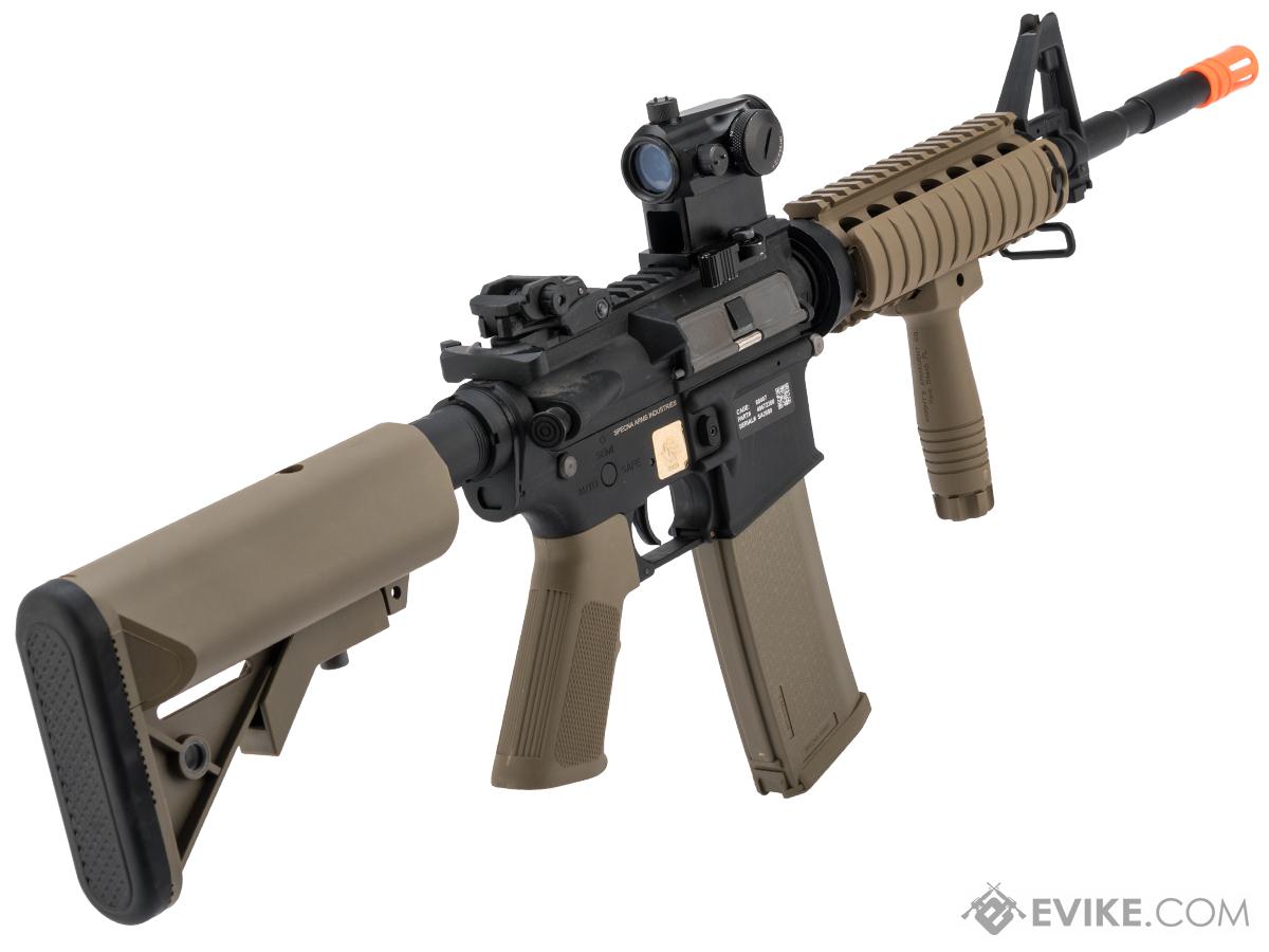 Specna Arms CORE Series M4 AEG (Model: M4 RIS / 2-Tone Black & Tan ...