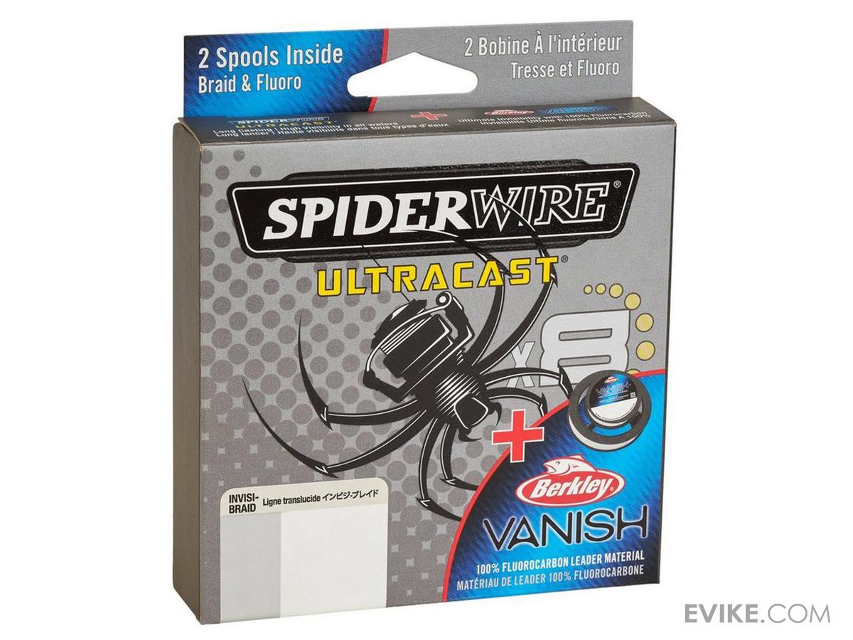 SpiderWire UltraCast® Vanish® Dual Spool Fluorocarbon Leader (Weight ...