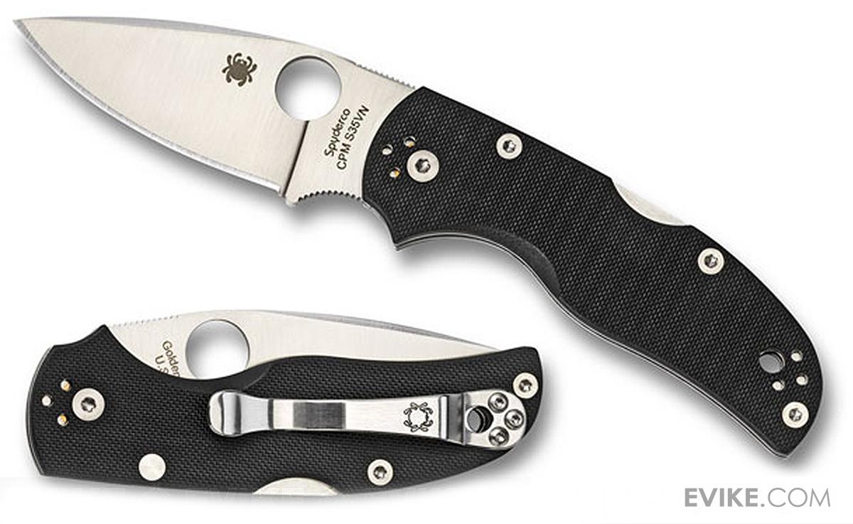 Spyderco Native 5 Lockback Knife with 3" Blade - Plain Blade, Tactical ...