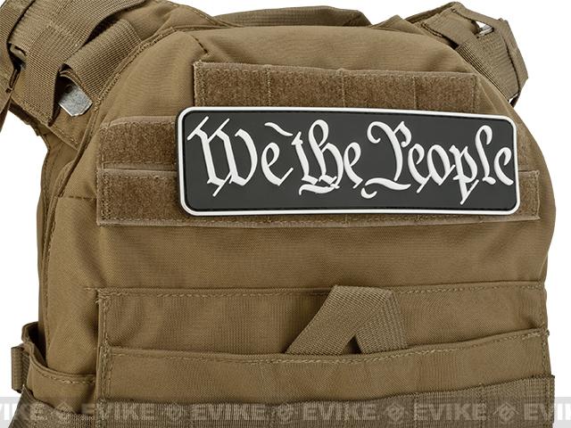 MoeGuns "We The People" 3D PVC Morale Patch, Tactical Gear/Apparel ...