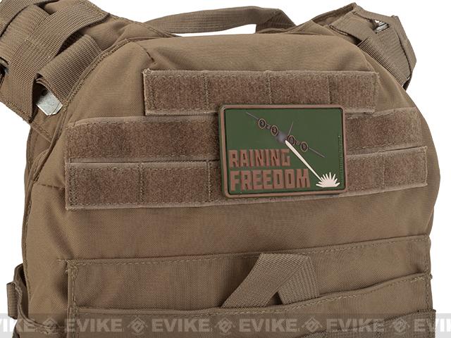 MoeGuns "Raining Freedom" 3D PVC Morale Patch - Multicam, Tactical Gear/Apparel, Patches - Evike ...