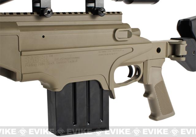 ASG Ashbury ASW338LM Bolt Action Airsoft Sniper Rifle by VFC - Dark ...