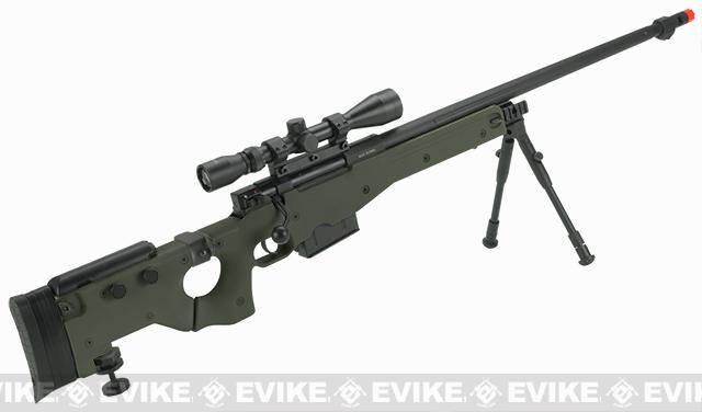 WELL G96 Gas Powered Full Size Airsoft Sniper Rifle with Scope (Color ...