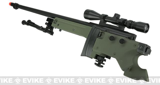 WELL G96 Gas Powered Full Size Airsoft Sniper Rifle with Scope (Color ...