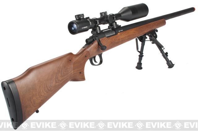 JG M700 Bolt Action Airsoft Sniper Rifle (Color: Imitation Wood ...