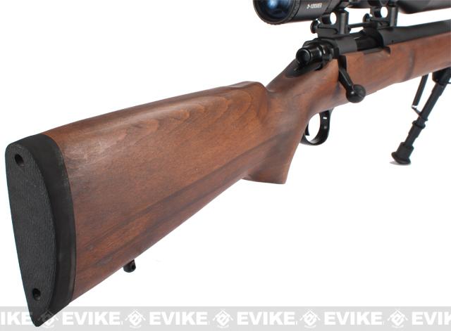 Apple Airsoft M700 Airsoft Bolt Action Gas Sniper Rifle - Real Wood ...