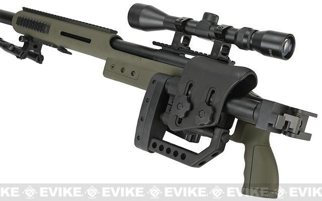 WELL MB4410D Bolt Action Airsoft Sniper Rifle (Color: OD Green + Scope ...