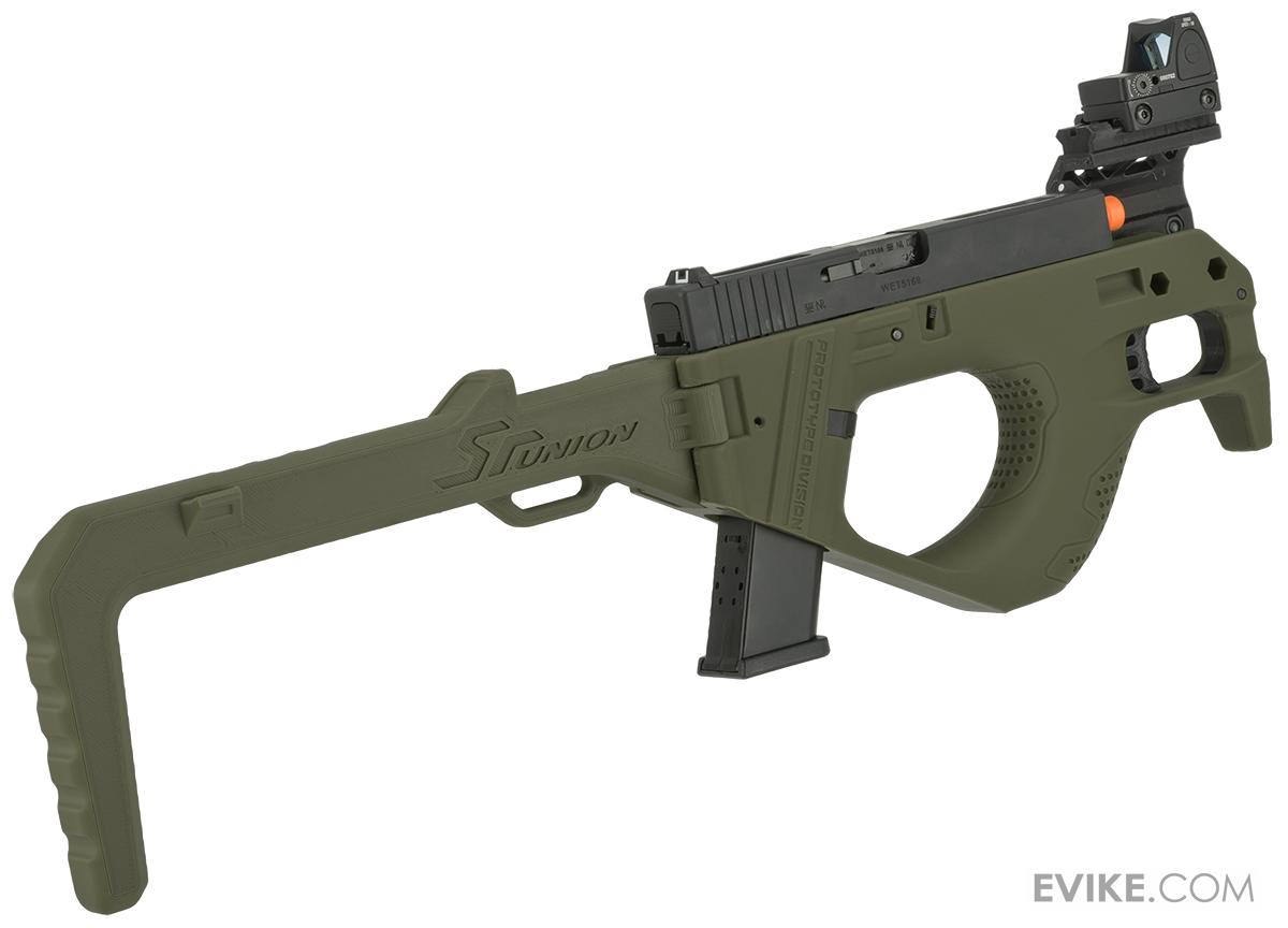 SRU 3D Printed PDW Gas Blowback Pistol Carbine (Color: OD Green ...