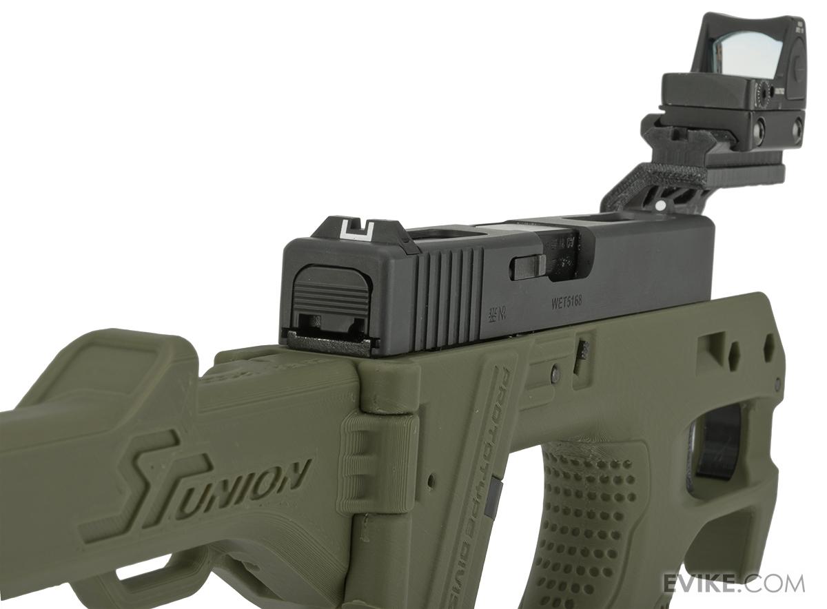 SRU 3D Printed PDW Gas Blowback Pistol Carbine (Color: OD Green ...