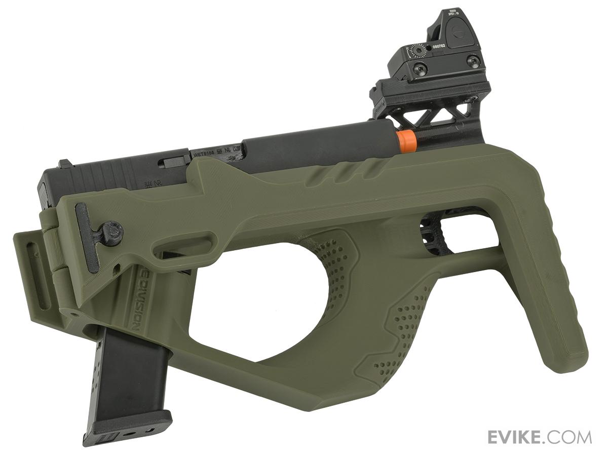 SRU 3D Printed PDW Gas Blowback Pistol Carbine (Color: OD Green ...
