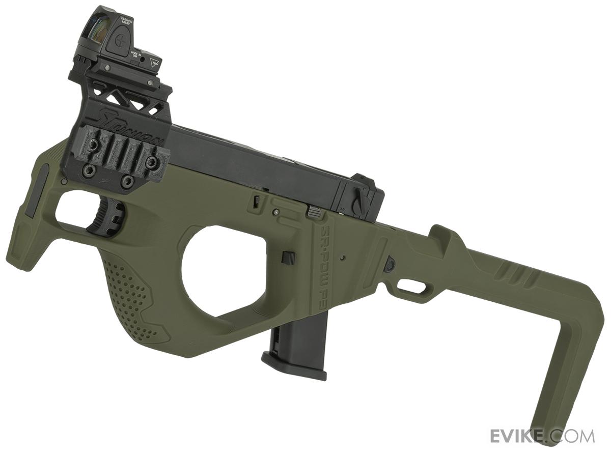SRU 3D Printed PDW Gas Blowback Pistol Carbine (Color: OD Green ...