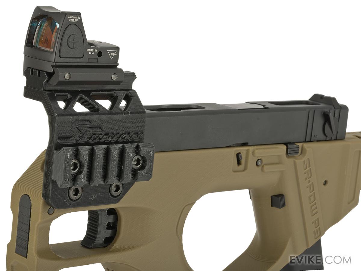 SRU 3D Printed PDW Gas Blowback Pistol Carbine (Color: Tan), Airsoft ...