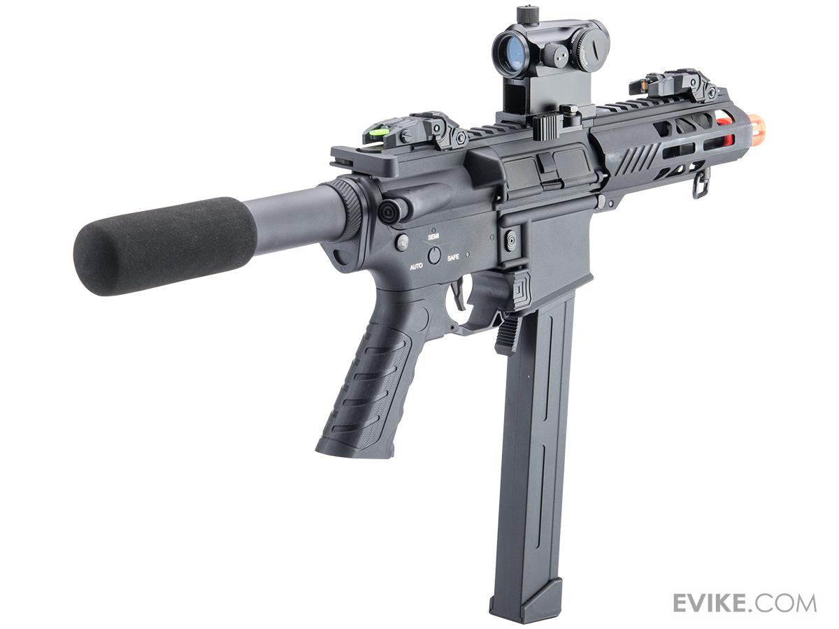 SRC SR4 Gen 5 Hawk Series Sportline Pistol Caliber Carbine AEG w/ QD Spring Change & MOSFET ...