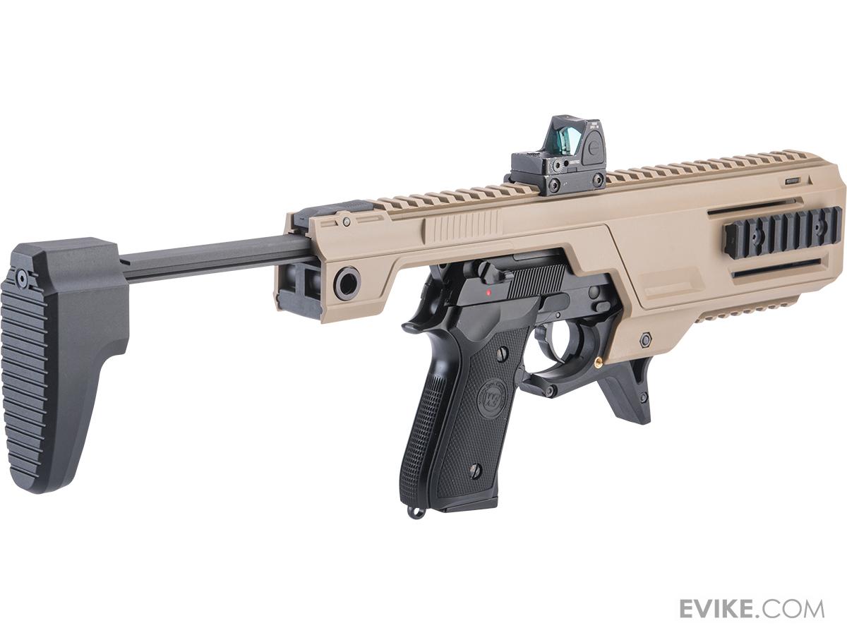 SRC PDW Conversion Kit for M9 Gas Blowback Airsoft Pistol (Color ...