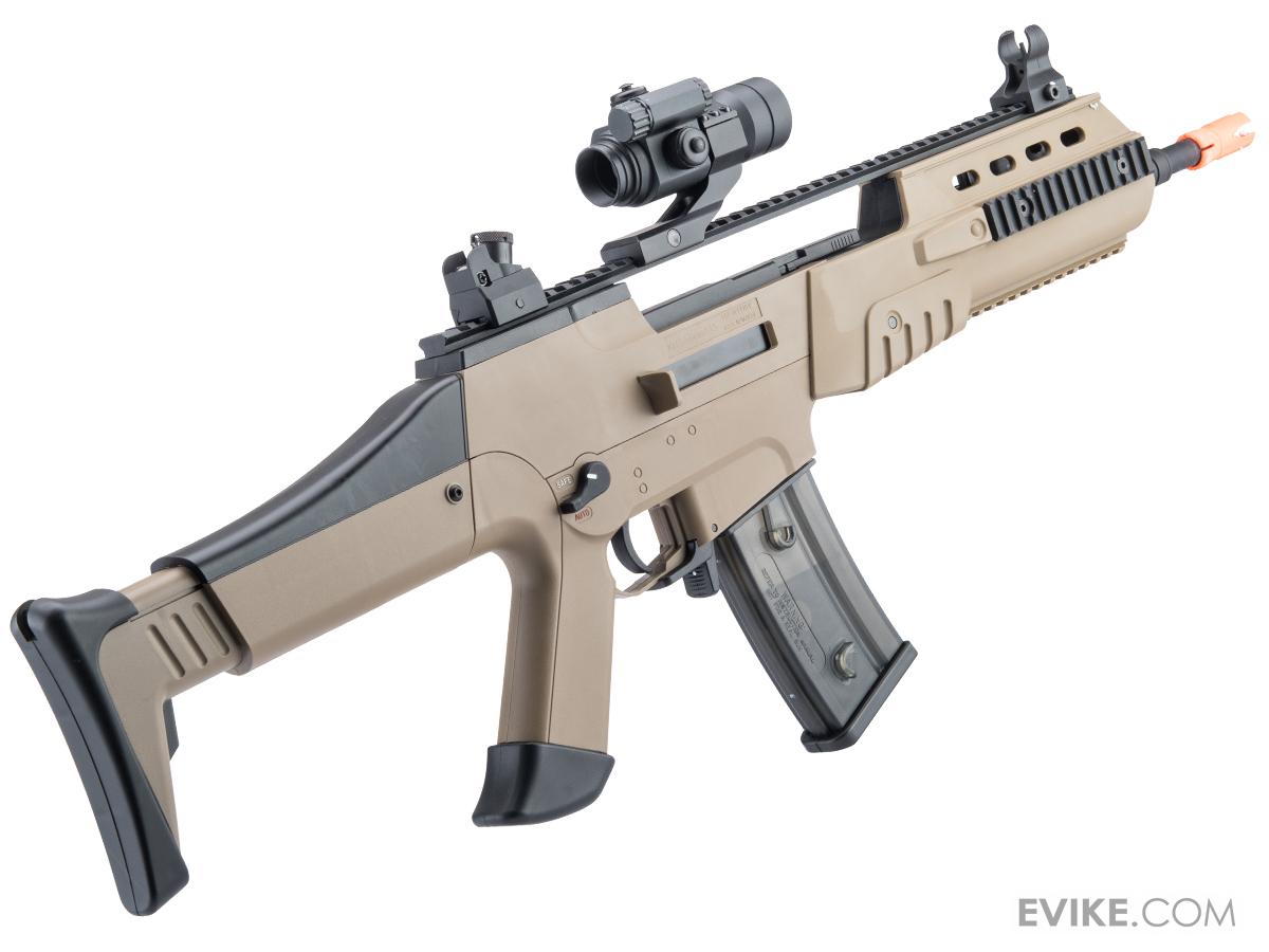 SRC SR8-R Full Size Airsoft AEG GEN III (Color: Desert Tan), Airsoft ...