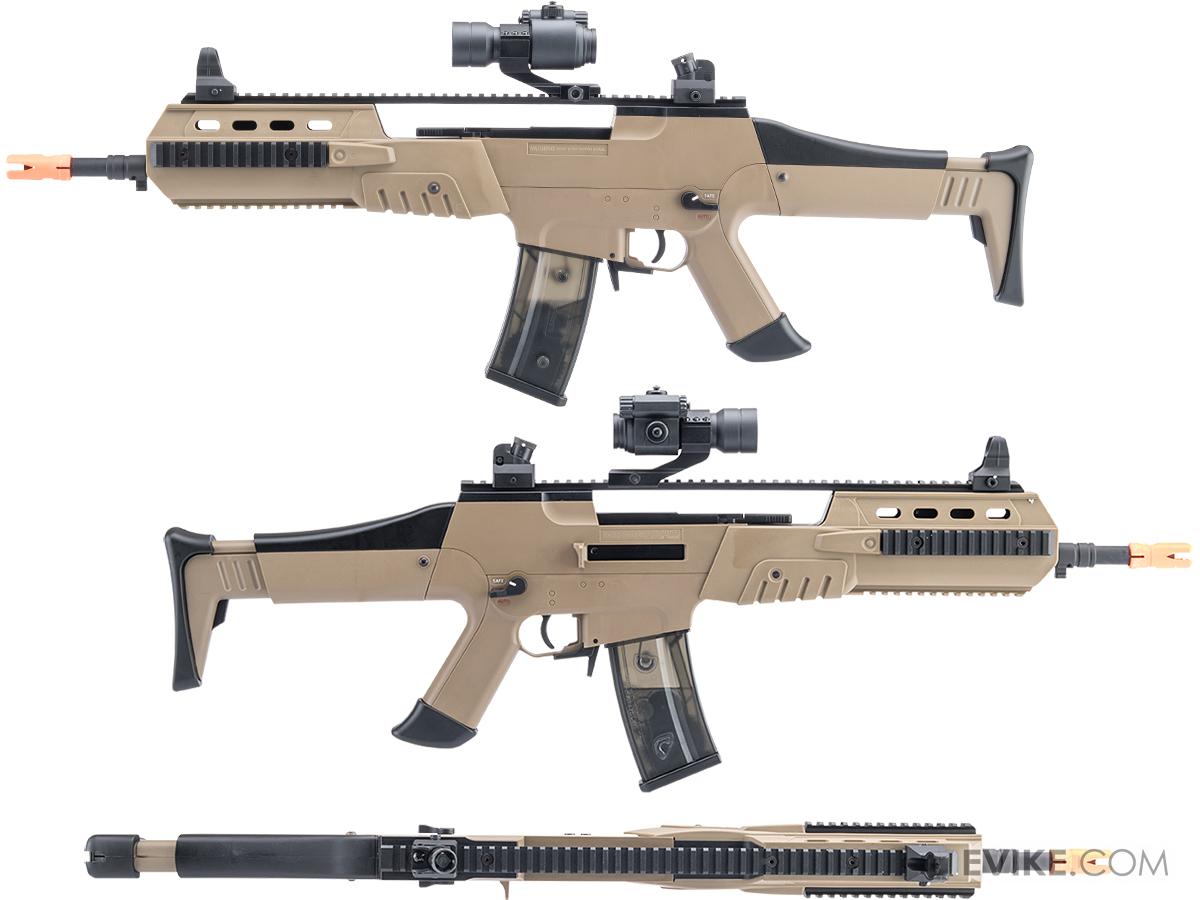 SRC SR8-R Full Size Airsoft AEG GEN III (Color: Desert Tan), Airsoft ...