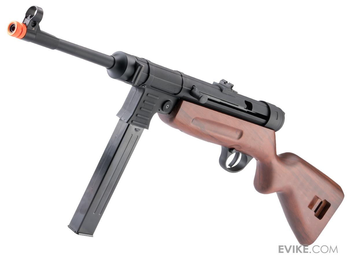 SRC SR41 WWII Sten CO2 Gas Blowback Airsoft SMG w/ Real Wood Stock ...
