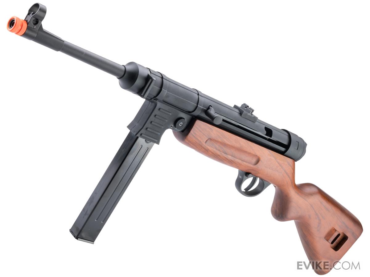 SRC SR41 WWII Sten CO2 Gas Blowback Airsoft SMG w/ Real Wood Stock ...