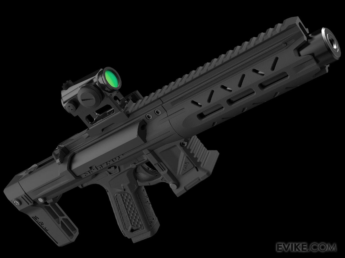 SRU APX Carbine Conversion Kit for Action Army AAP-01 Gas Blowback Airsoft Pistol (Color: Black ...
