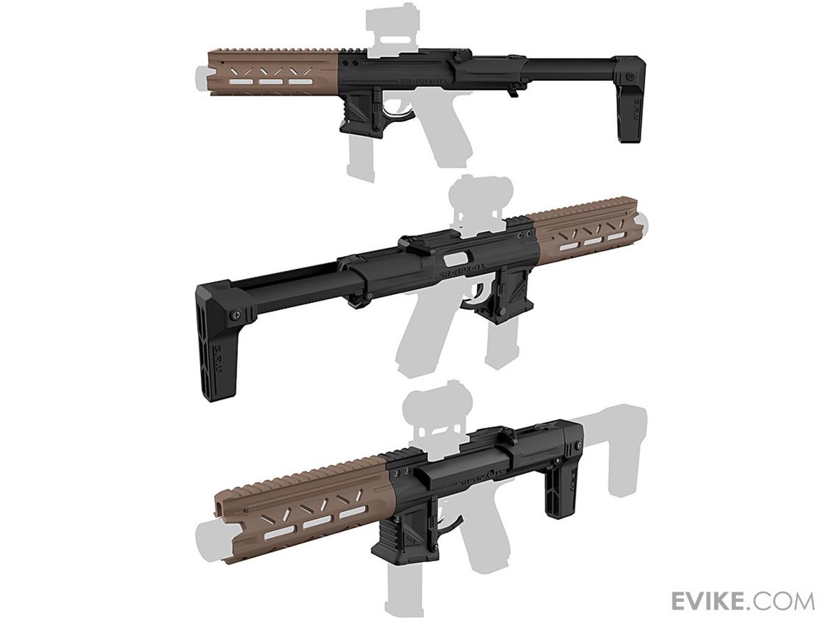 SRU APX Carbine Conversion Kit for Action Army AAP-01 Gas Blowback Airsoft Pistol (Color: Two ...