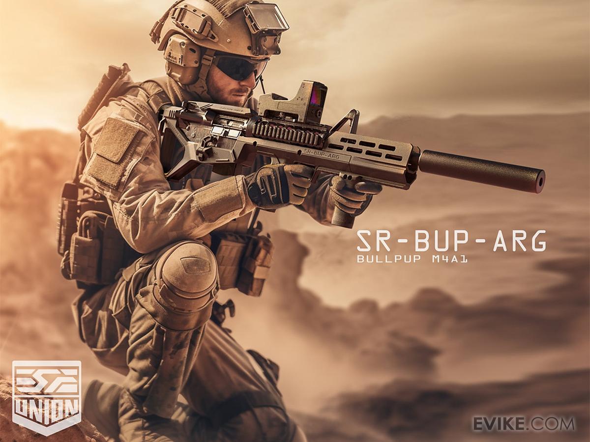 SRU AR Bullpup Kit for M4 Gas Blowback Airsoft Rifles (Color: Black ...