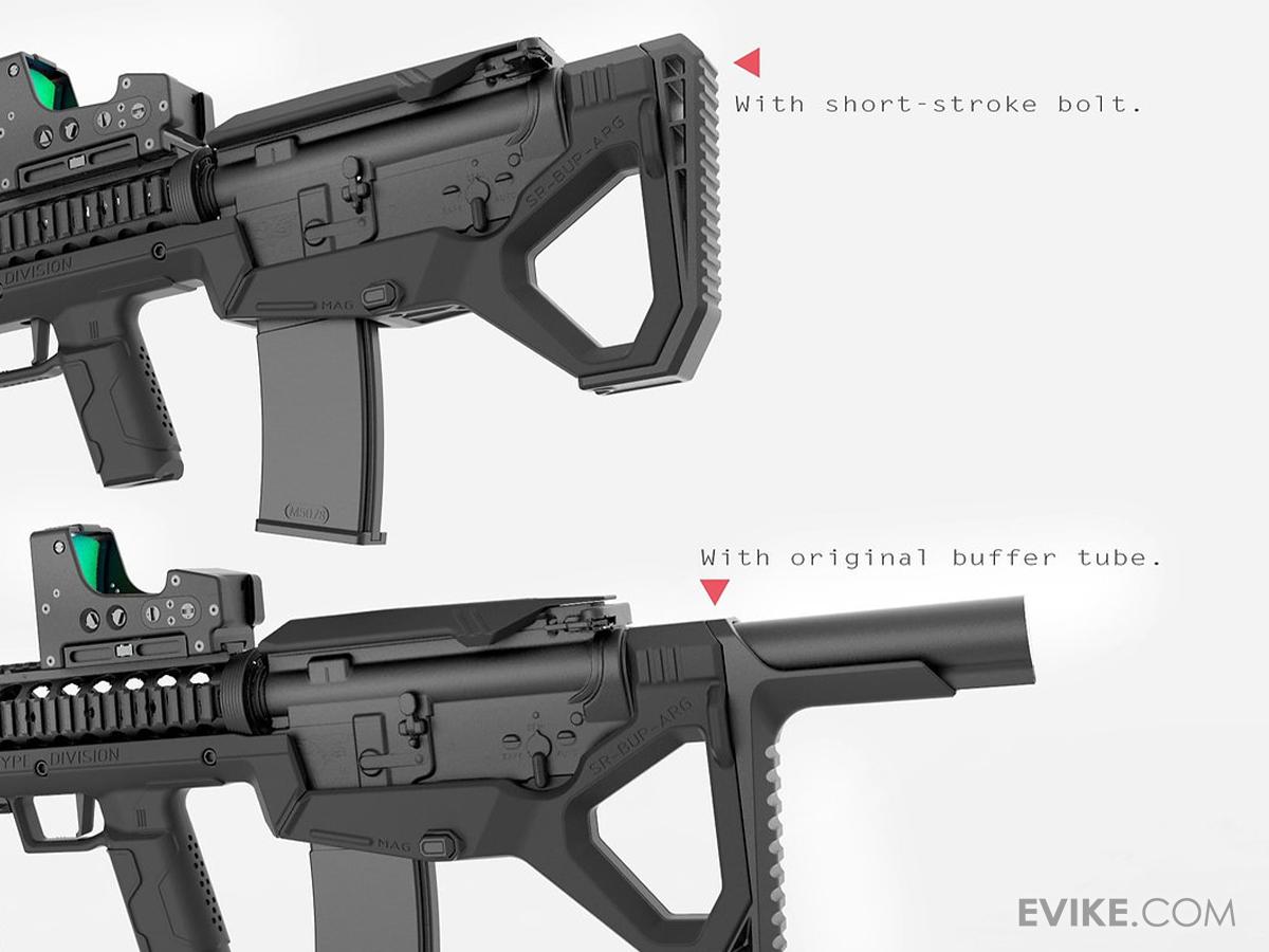 SRU AR Bullpup Kit for M4 Gas Blowback Airsoft Rifles (Color: Black ...