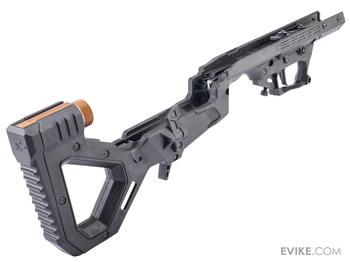 SRU SARB-15 Bullpup Chassis Conversion Kit for Airsoft Gas Blowback AR-15 Rifles (Color: Black ...