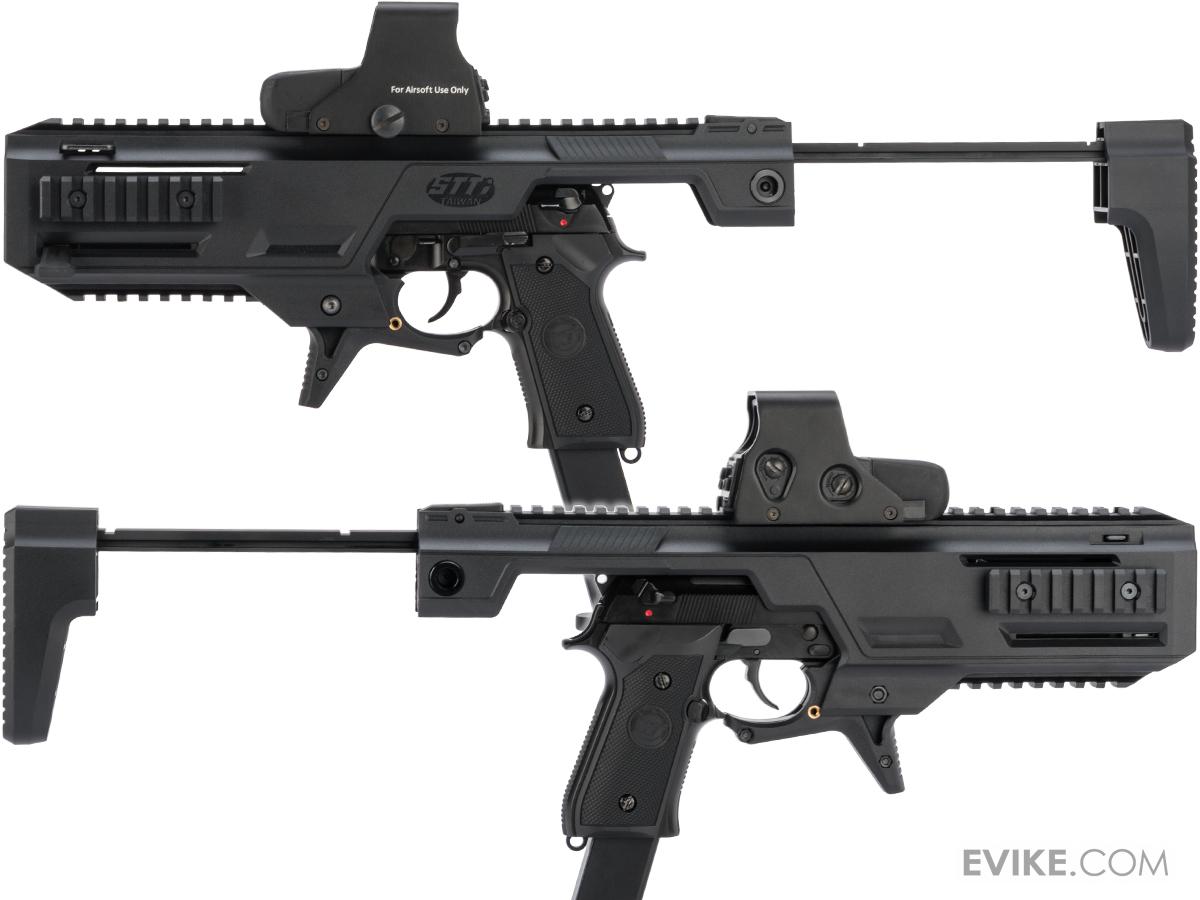 SRU STTI PDW Carbine Kit for M9 Series Gas Blowback Airsoft Pistols ...
