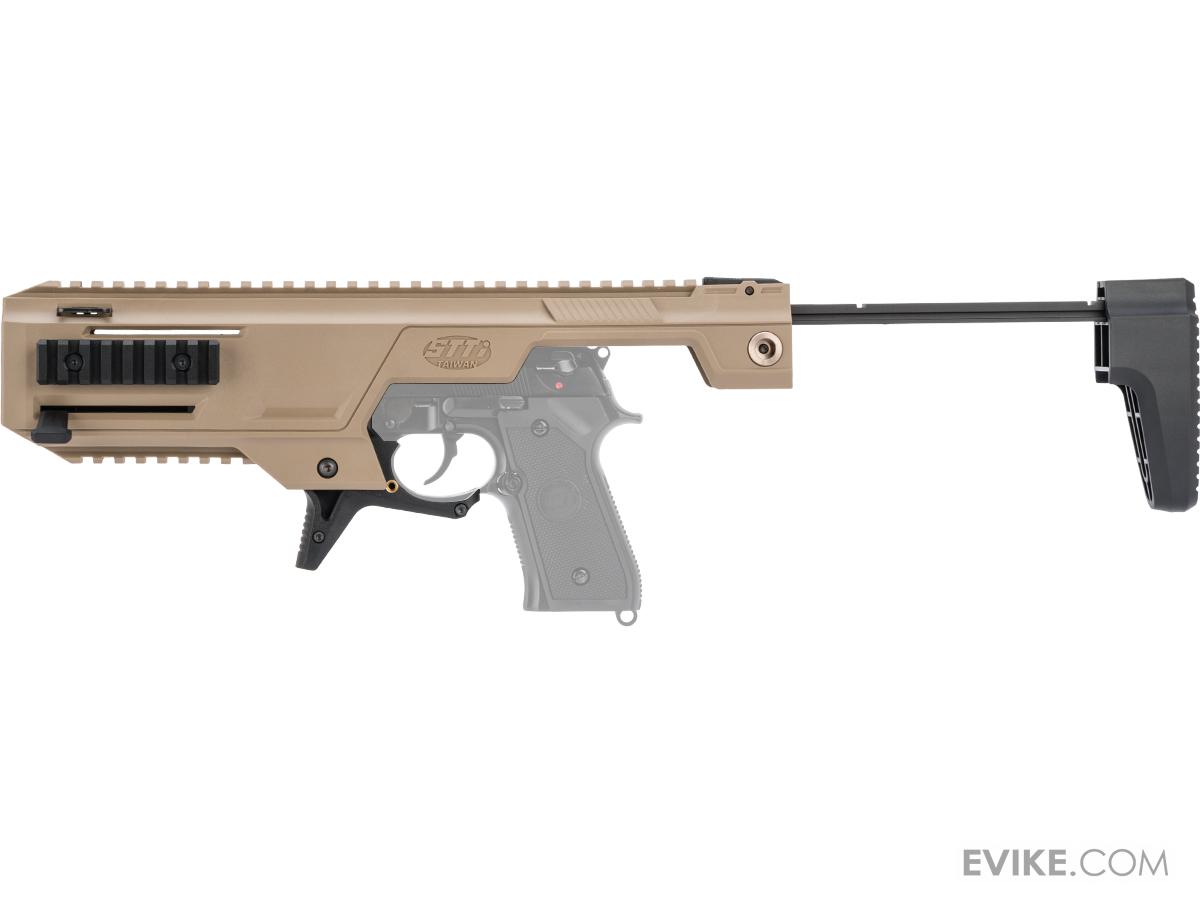 SRU STTI PDW Carbine Kit for M9 Series Gas Blowback Airsoft Pistols ...