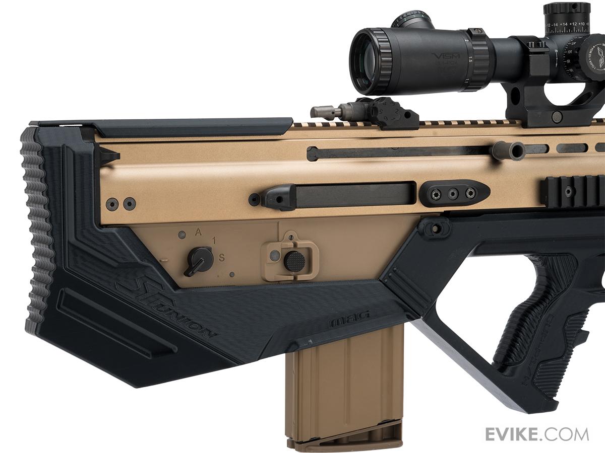 Evike.com Custom WE-Tech MK17 Gas Blowback Airsoft Rifle with SRU SCAR ...